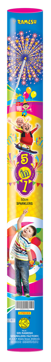 Hi - Tech 5 in 1 Collections - 50 cm Sparklers – Ramesh Sparklers