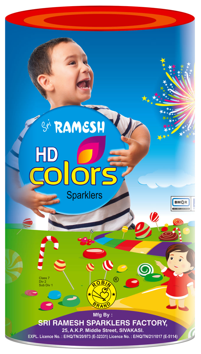 HD Colour Collections - 10 cm Sparklers – Ramesh Sparklers