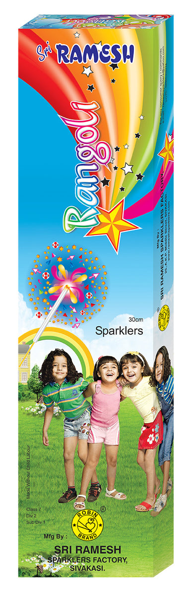 Rangoli Collections - 30 cm Sparklers (Set of 3 Tubes) – Ramesh Sparklers