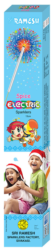 Spice Electric 15 cm Sparklers (Set of 5 Boxes) – Ramesh Sparklers